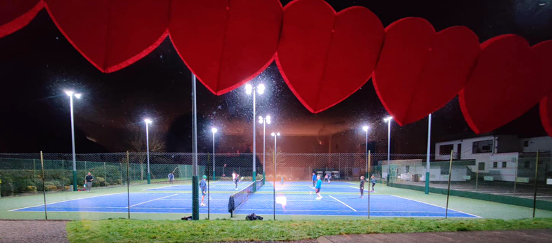 300W Spark LED Tennis Floodlight for Bandon Tennis Club